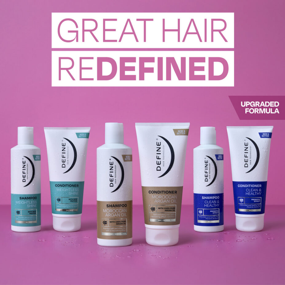 Define Haircare | Utviklet med nordiske frisører